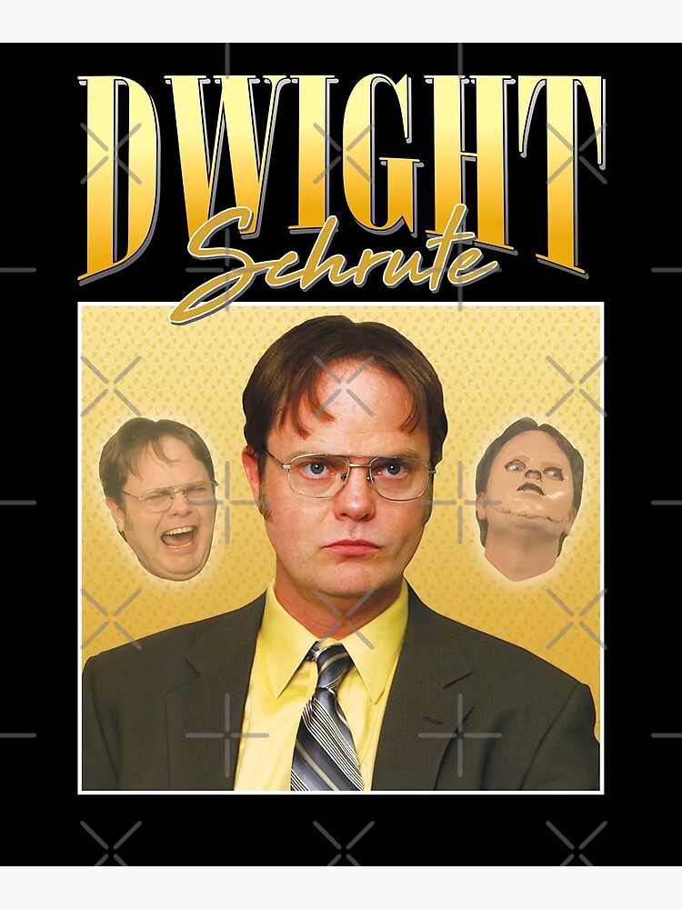 "Dwight Schrute Homage US Office - Michael Scott Vintage 90's Retro ...
