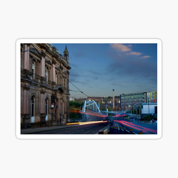 "Sheffield Central Tramway" Sticker for Sale by Alisonchambers2 | Redbubble