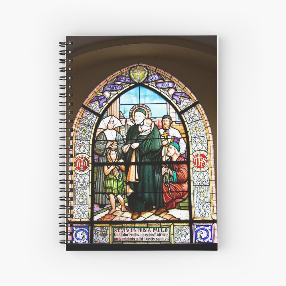 "Stained Glass Windows depicting the St. Vincent de Paul" Spiral ...