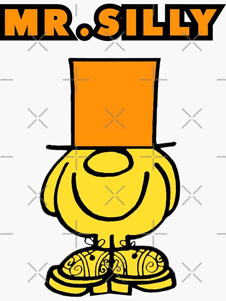 "mr. silly little miss and mr.men" Sticker for Sale by kaandalf | Redbubble