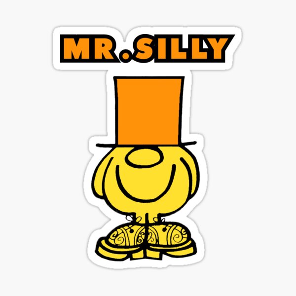 "mr. silly little miss and mr.men" Sticker for Sale by kaandalf | Redbubble