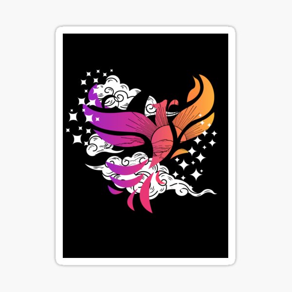 "Phoenix" Sticker for Sale by dskfstudio | Redbubble