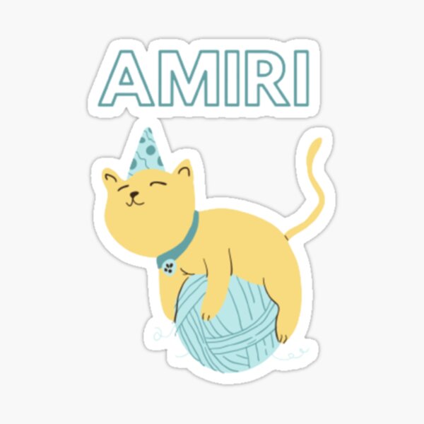 "amiri " Sticker for Sale by llyschiktkuan | Redbubble