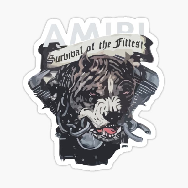 "amiri 38" Sticker for Sale by llyschiktkuan | Redbubble