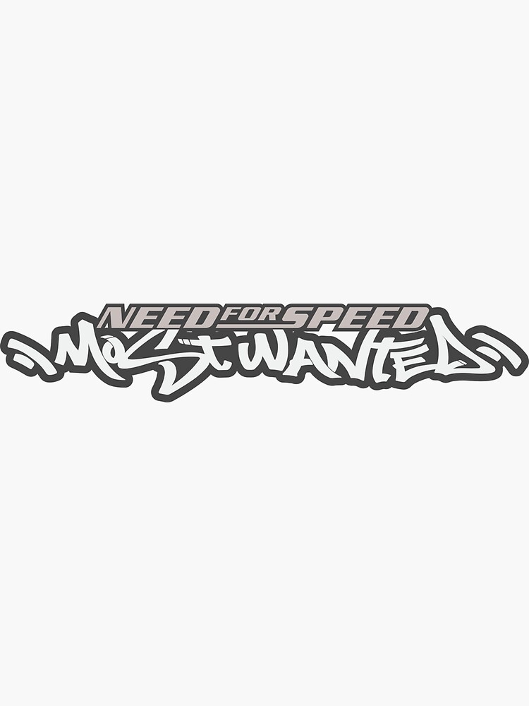 "Need For Speed-Most Wanted" Sticker for Sale by sarunglorek | Redbubble
