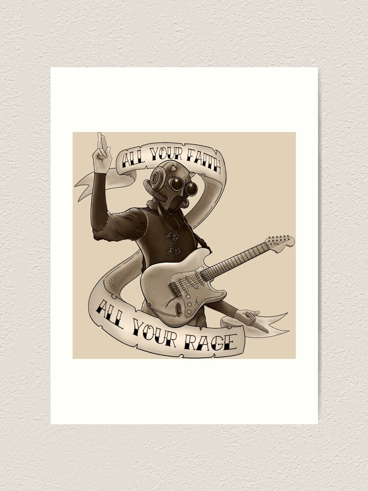 "Sodo nameless ghoul ghost tattoo style spillways illustration as above so below" Art Print for ...