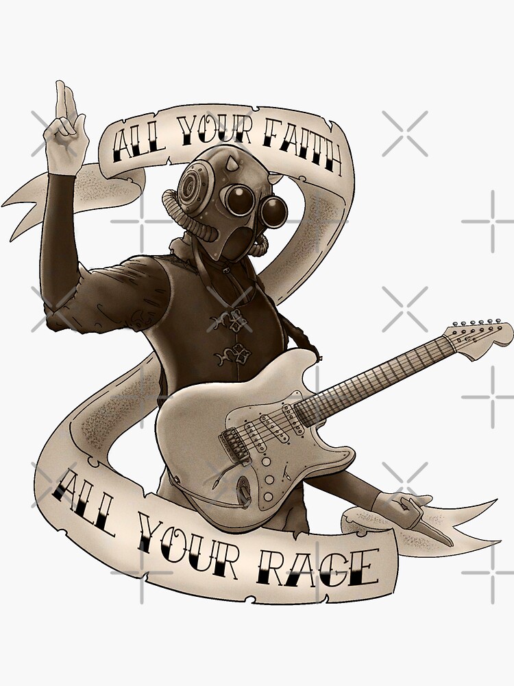 "Sodo nameless ghoul ghost tattoo style spillways illustration as above ...