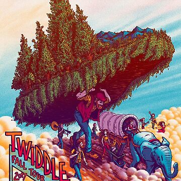 "Twiddle - Fall Tour (Leg 2) Limited Edition poster 2017" Sticker for ...