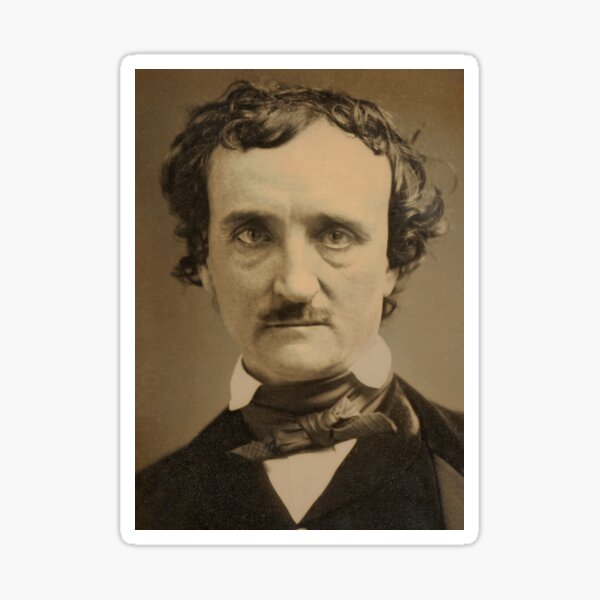 "Edgar Allan Poe" Sticker for Sale by donica35 | Redbubble