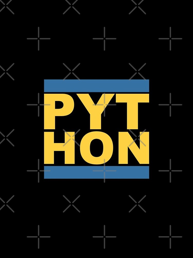 "PYT HON Cool Blue & Yellow Design for Python Programmers" iPhone Case for Sale by geeksta ...