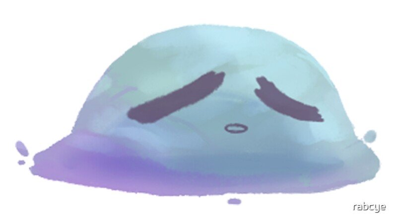 "Sad slime" by rabcye | Redbubble
