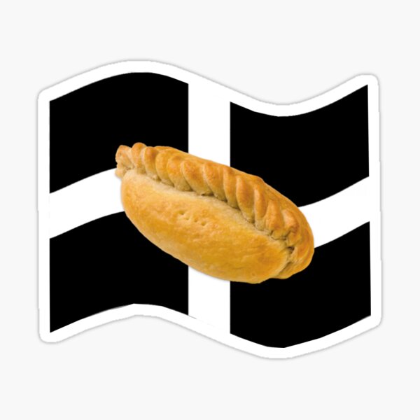 "Cornwall Pasty - Kernow Saint Piran's Cornish Flag T-Shirt, Poster ...