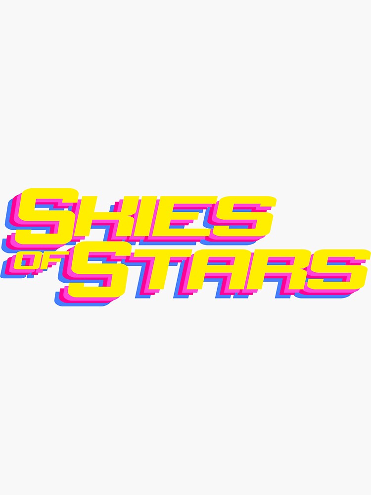 "Skies of Stars logo" Sticker for Sale by KokiriBreakfast | Redbubble