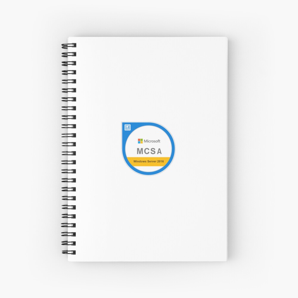 "Microsoft MCSA windows server 2016 certificate certifications sticker ...
