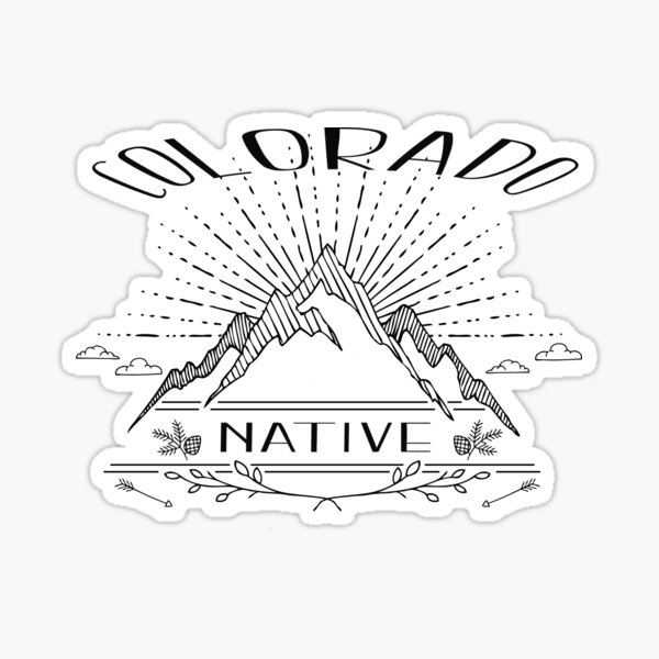 Colorado Native Stickers | Redbubble