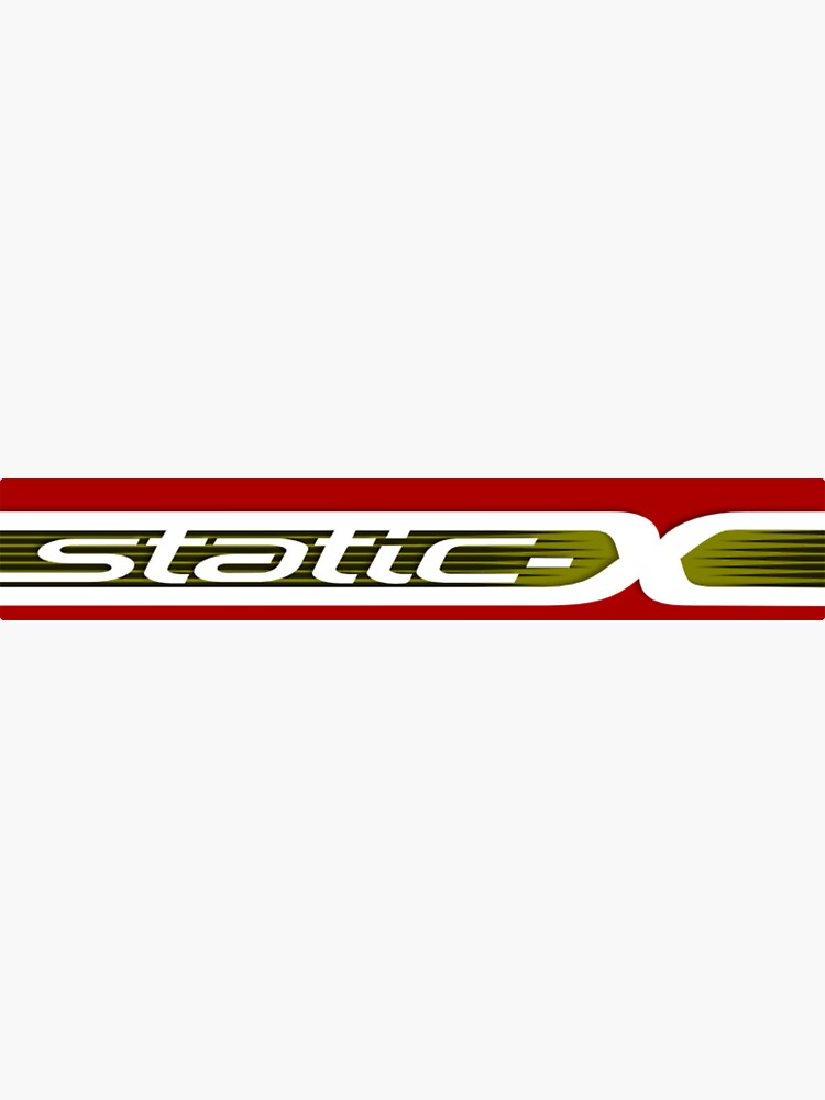 "STATIC-X BAND" Sticker for Sale by ammedpierse | Redbubble