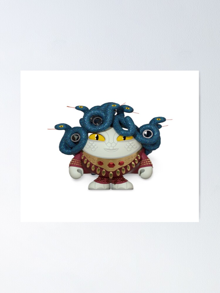 "NFT art toy "Medusa Gorgon". " Poster for Sale by ErisMerch | Redbubble