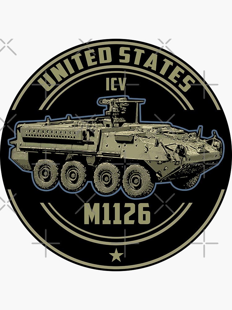 "ICV Infantry Vehicle M1126 #2803" Sticker for Sale by Rare-Militia ...