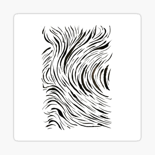 "Subtle vibrations" Sticker for Sale by christocemaj | Redbubble