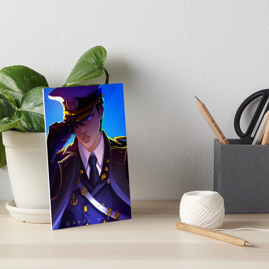 "BTS - Jin - Captain" Art Board Print for Sale by CADEL-KIPP | Redbubble