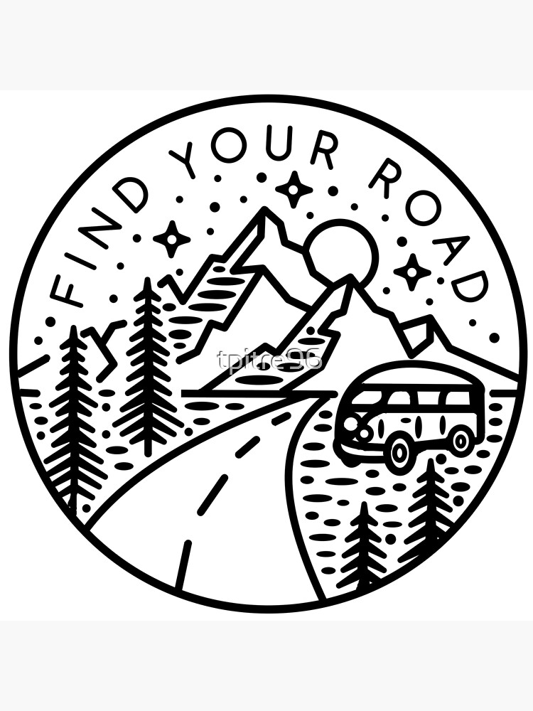 "Find Your Road" Art Print by tpitre96 | Redbubble
