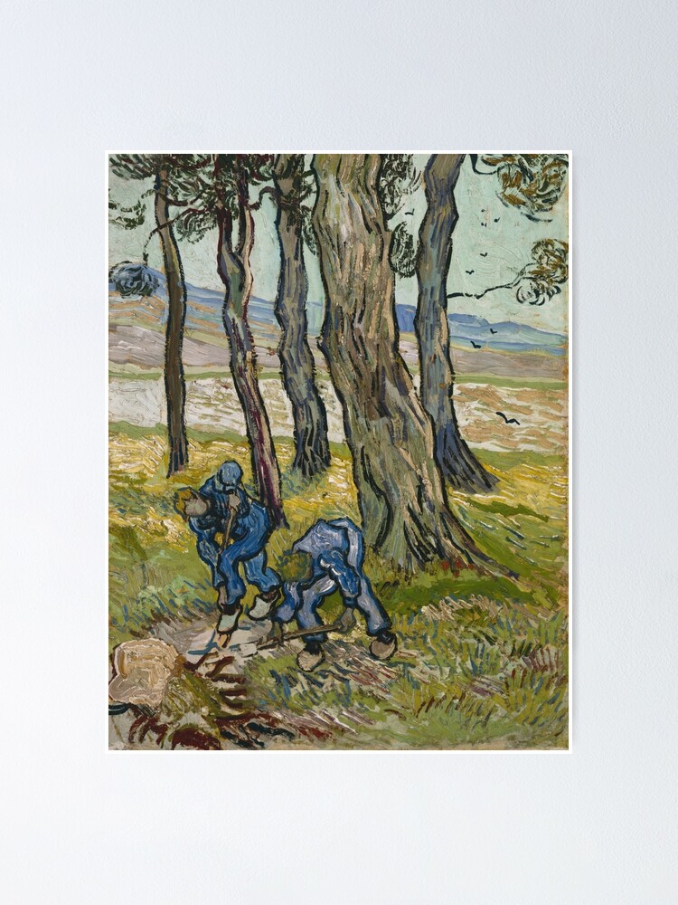 "Van Gogh: The Diggers or Two Diggers " Poster for Sale by koo17leon ...