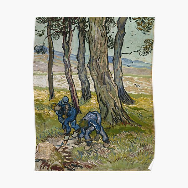 "Van Gogh: The Diggers or Two Diggers " Poster for Sale by koo17leon ...