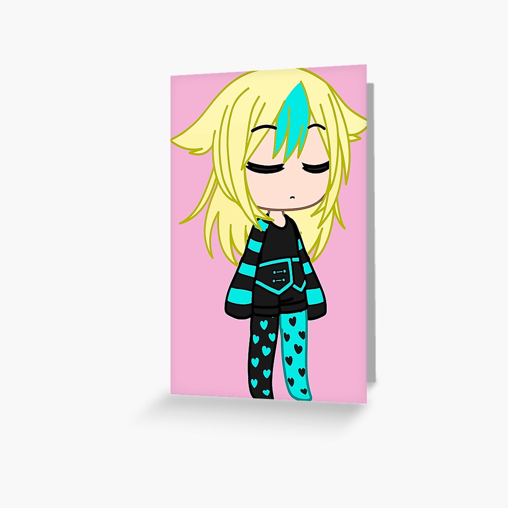 Gacha Girl Gacha Friends Chibi Gacha Anime Girl Gacha Girls Club Greeting Card For Sale