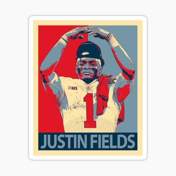 "Justin Fields" Sticker for Sale by VinnyCoffey | Redbubble