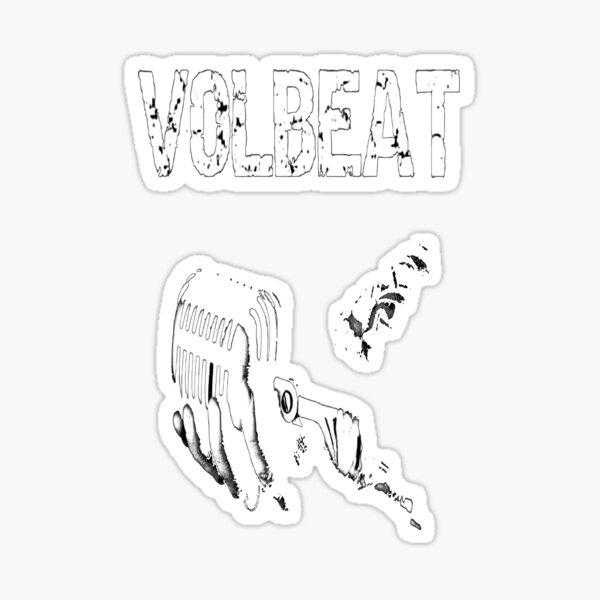 "new logo volbeat " Sticker for Sale by Dittso89 | Redbubble