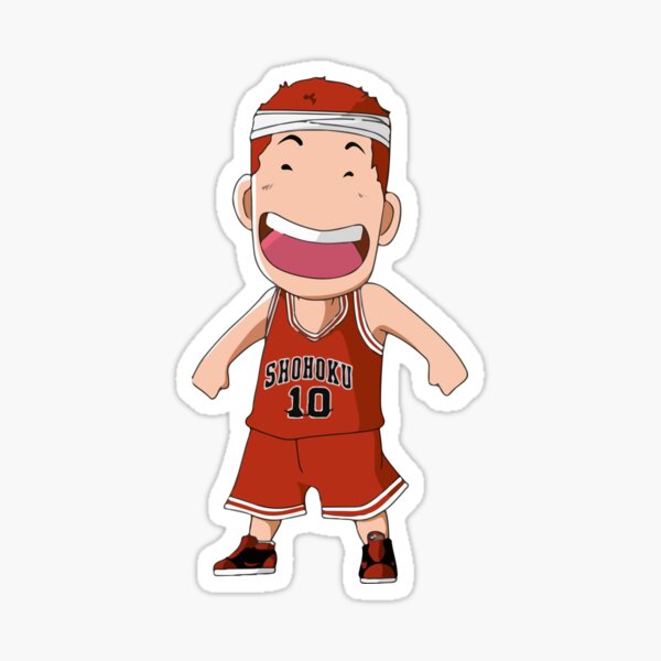 "Sakuragi Hanamichi Chibi" Sticker for Sale by hazemham | Redbubble
