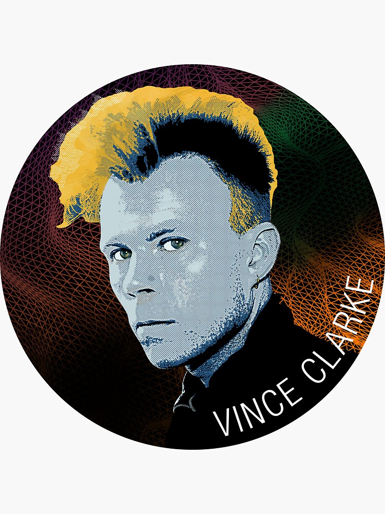 "Vince Clarke VC02" Sticker for Sale by parissiArt | Redbubble