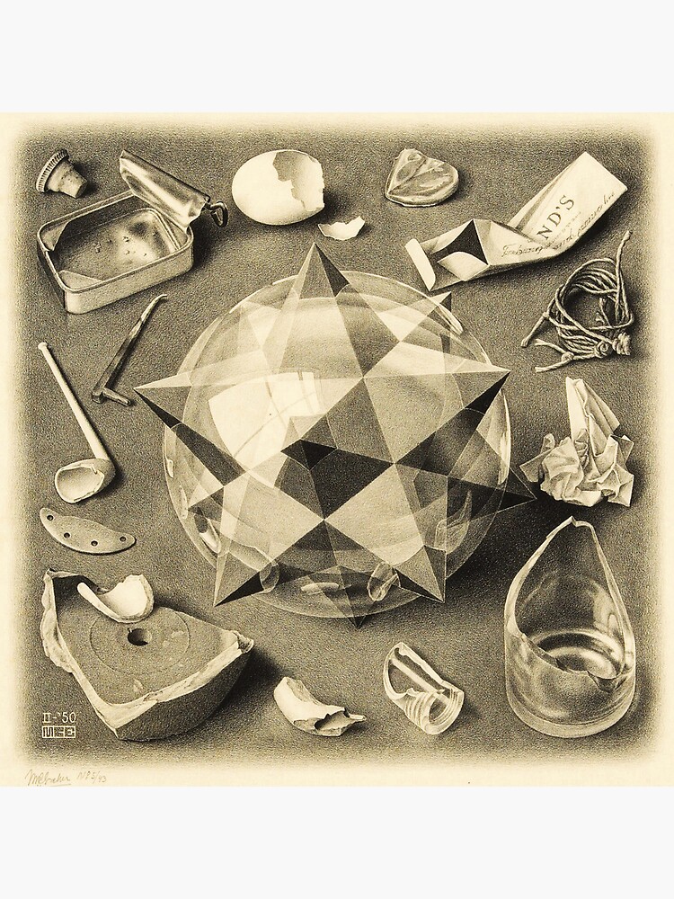 "Artwork By Maurits cornelis Escher ( 1898 - 1972 ), Netherlands" Clock ...