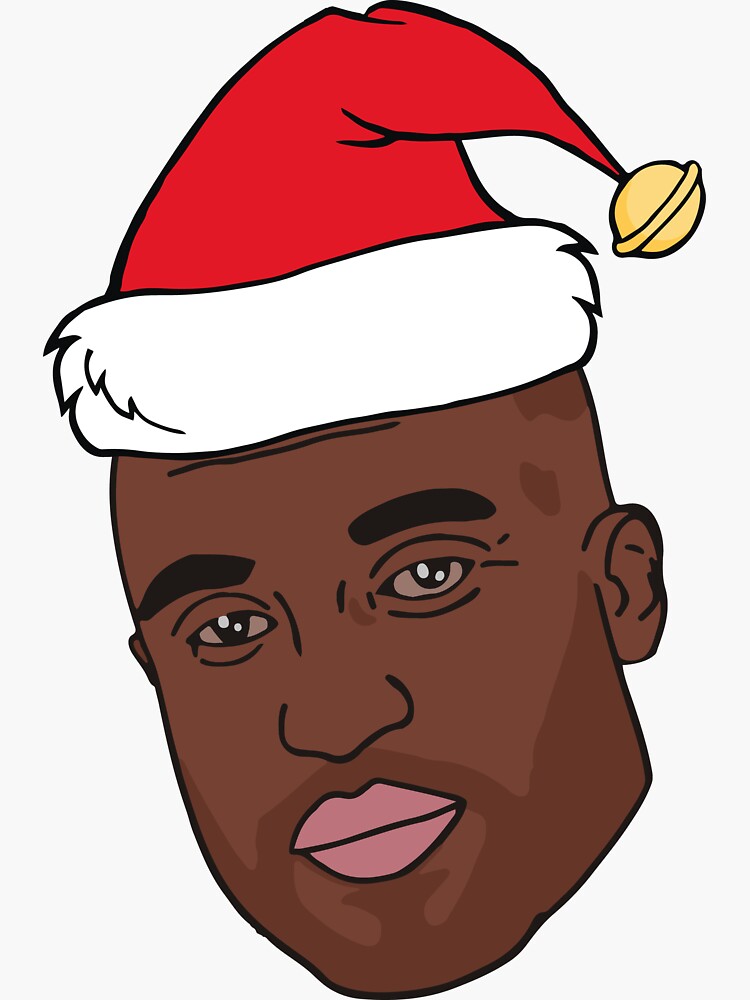 "Barry Wood Meme Wish You a Big Merry Christmas" Sticker for Sale by ...