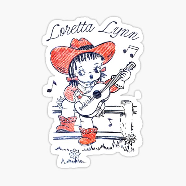 "Loretta Lynn Essential" Sticker for Sale by usvon | Redbubble