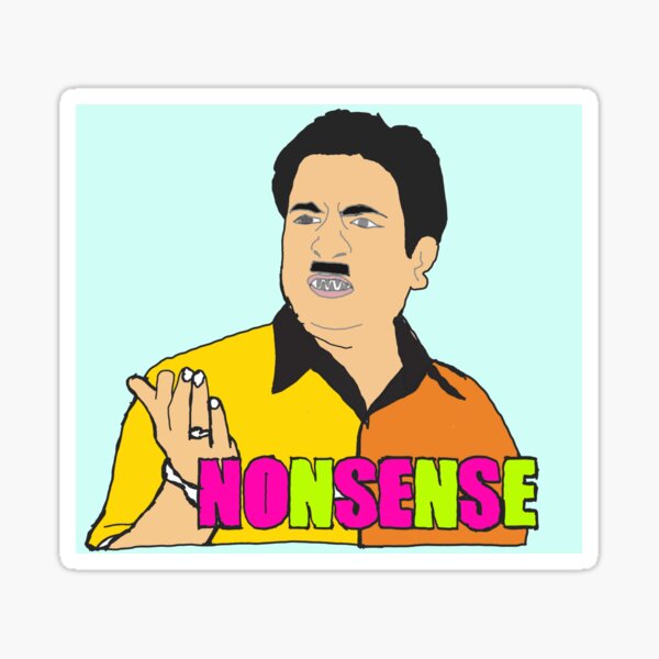 "Jethalal meme" Sticker for Sale by ShlokaStudio | Redbubble