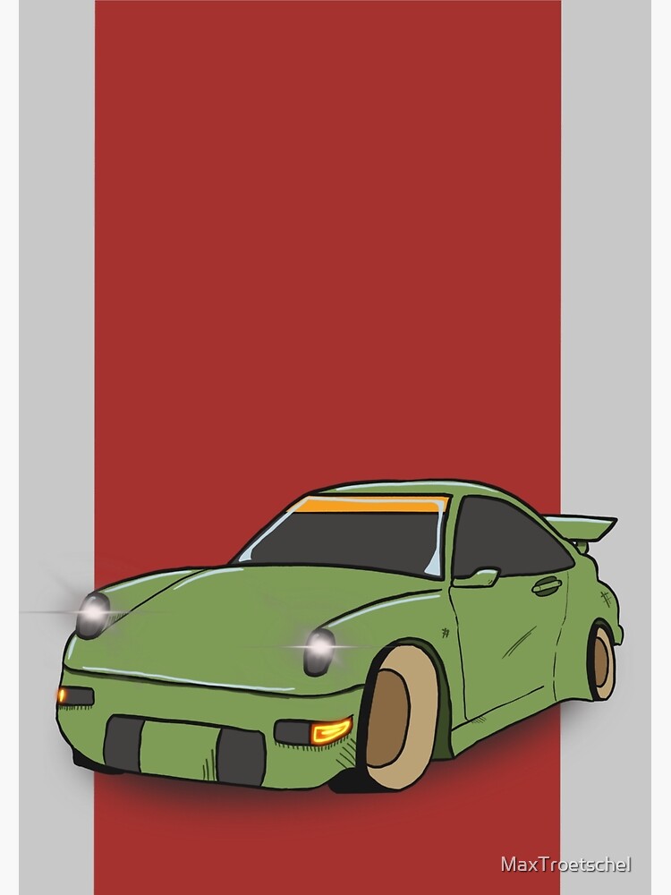 "Green Car" Poster for Sale by MaxTroetschel | Redbubble