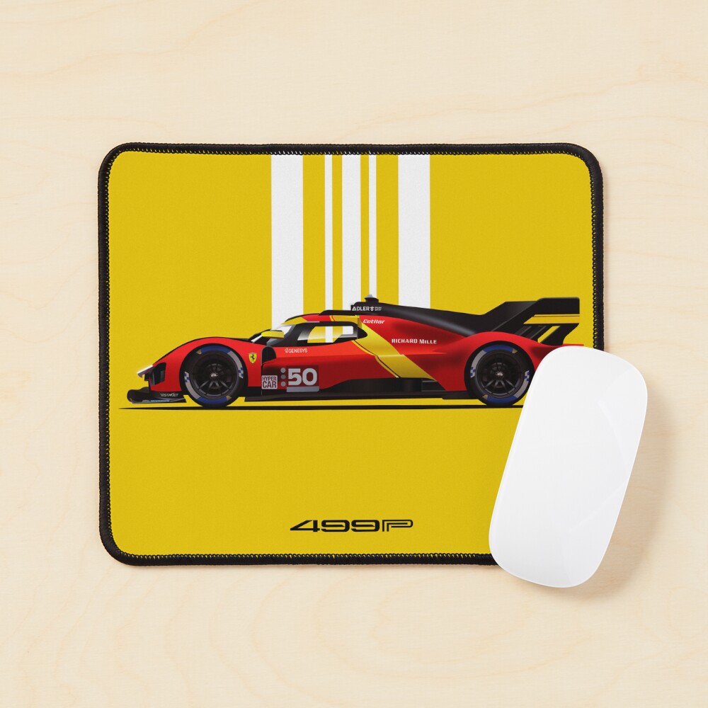 "Ferrari 499P Le Mans Hypercar" Sticker for Sale by SufianIshaq | Redbubble