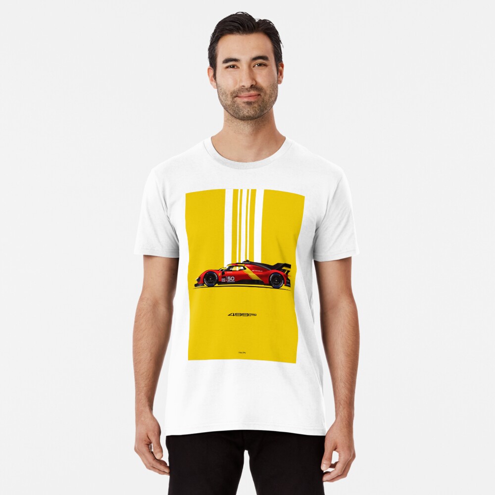 "Ferrari 499P Le Mans Hypercar" Sticker for Sale by SufianIshaq | Redbubble