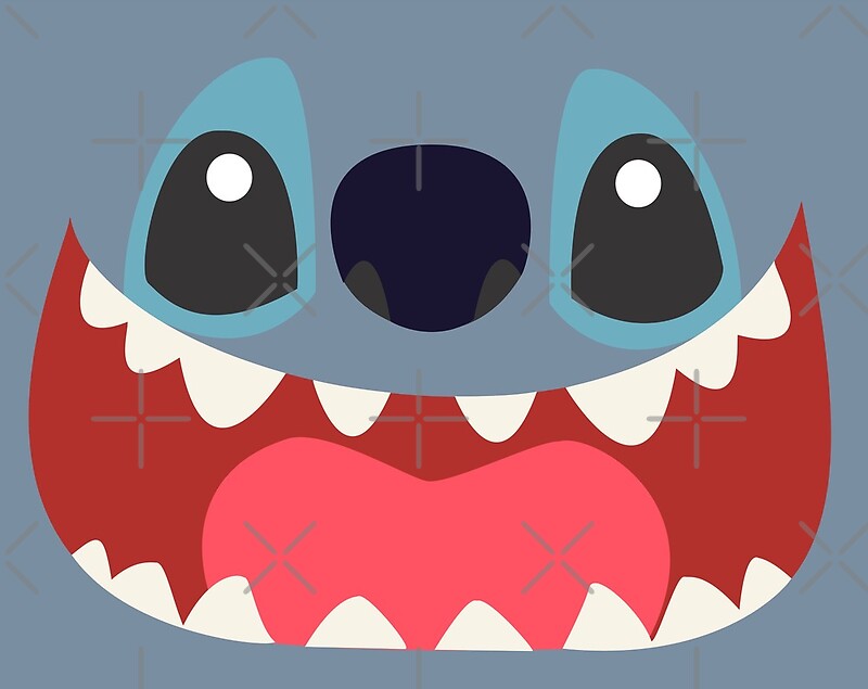 "Laughing Stitch" by MarDoesDisney | Redbubble