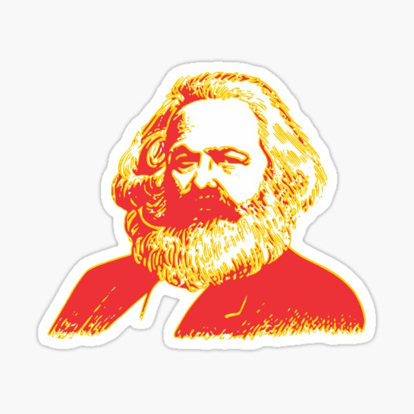 "Karl Marx." Sticker von LeonLedesma | Redbubble