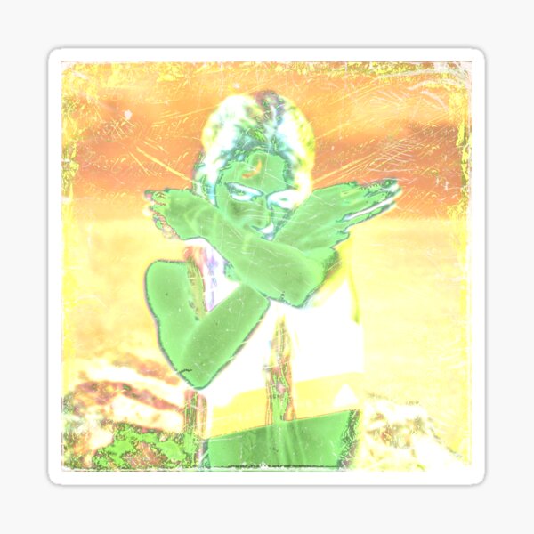 "Grimes" Sticker for Sale by lalatrash | Redbubble