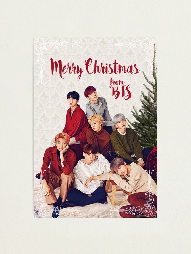 "BTS Merry Christmas XMAS KPOP tree snow korean kpop boy group ...