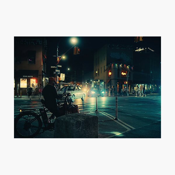 "Intersection - New York City Night Street Photography" Photographic ...