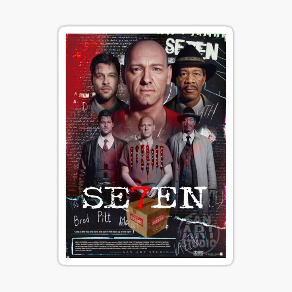 "Seven " Sticker for Sale by Sansahota | Redbubble