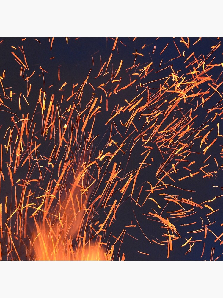 "Fire Sparkle" Poster for Sale by AqsaStudio | Redbubble