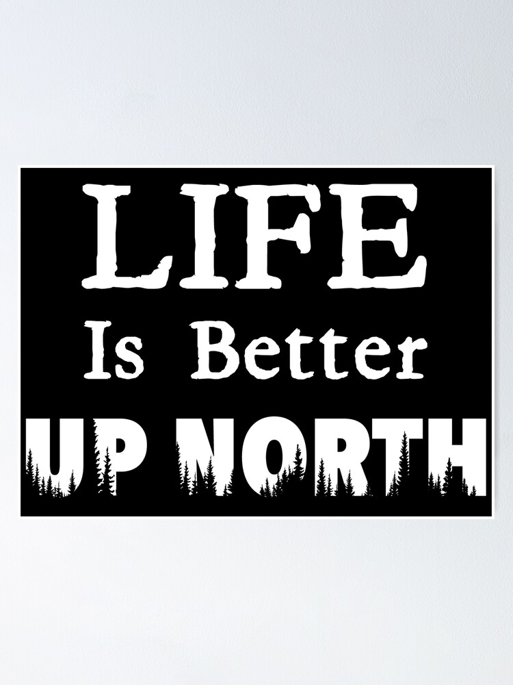 "Up North - Tree Forest Woods Silhouette " Poster for Sale by ...