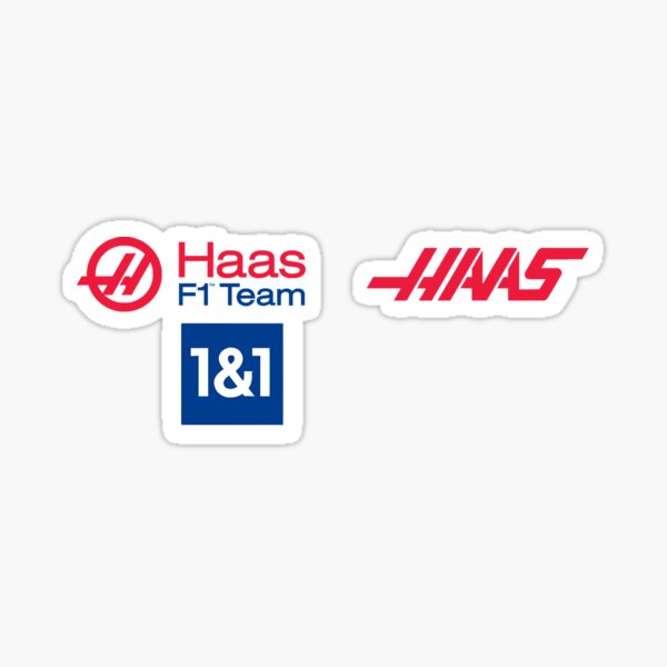 "Haas F1 Team" Sticker for Sale by GloriaDunklin | Redbubble