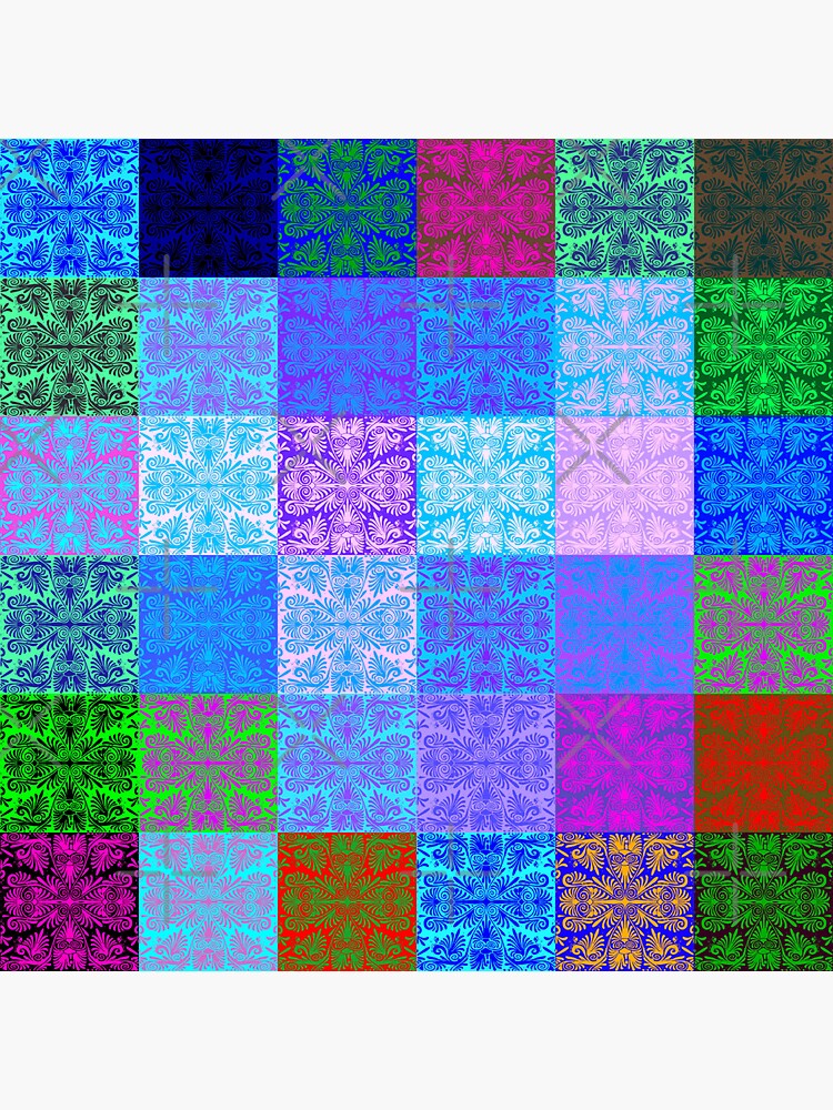 "Ancient Pattern Cool Patchwork " Sticker for Sale by technai | Redbubble