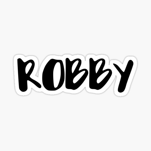 "Robby" Sticker by FTML | Redbubble